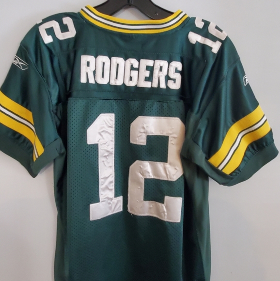 Reebok | Shirts & Tops | Authentic Reebok Aaron Rodgers Jersey | Poshmark